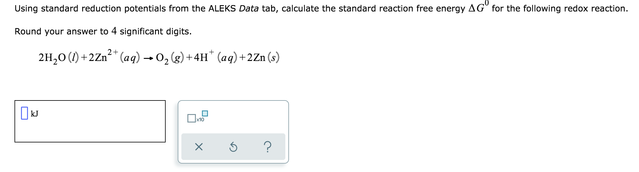 Solved Using standard reduction potentials from the ALEKS | Chegg.com