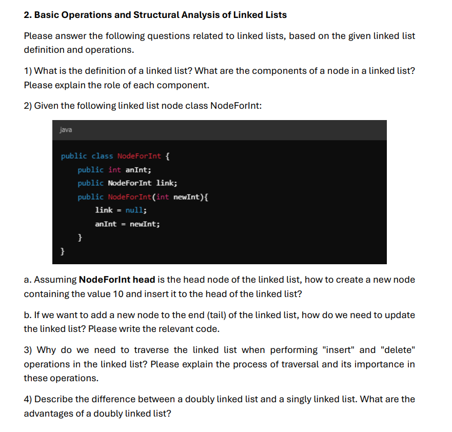 Solved 2. ﻿Basic Operations and Structural Analysis of | Chegg.com