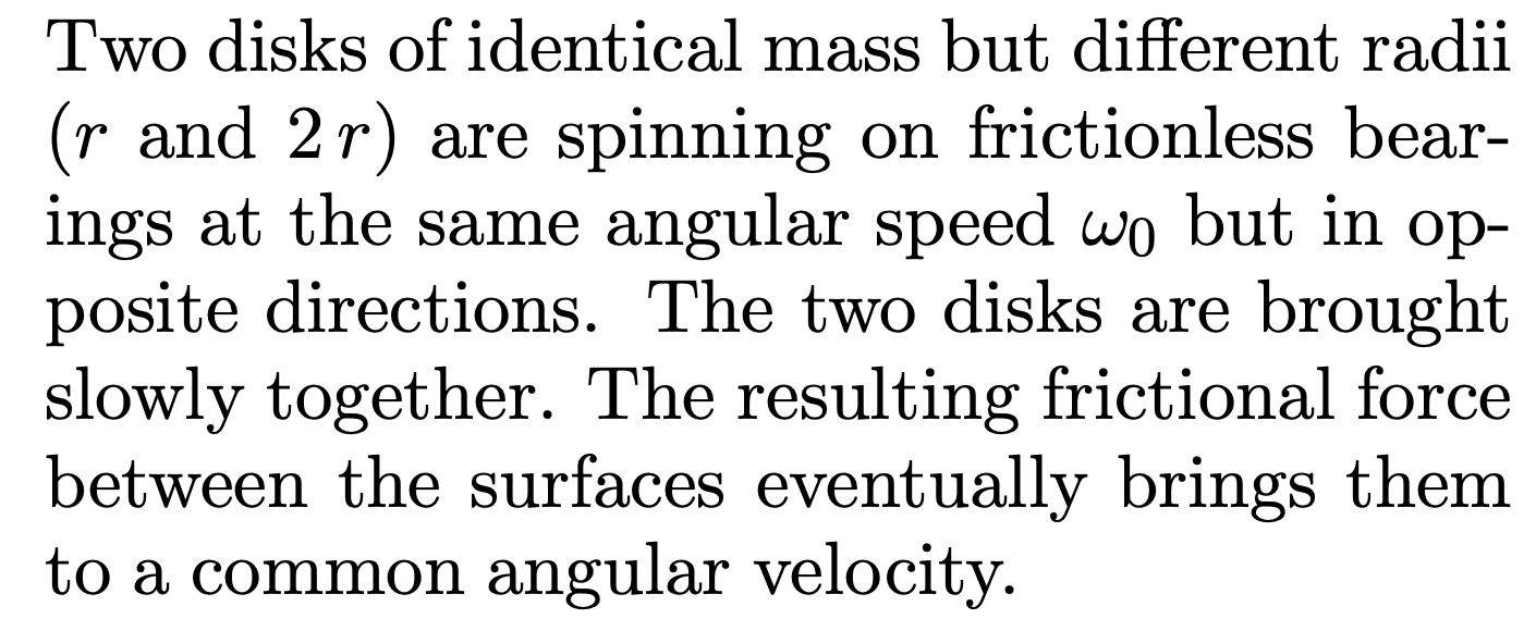 Solved What is the magnitude of that final angular velocity | Chegg.com