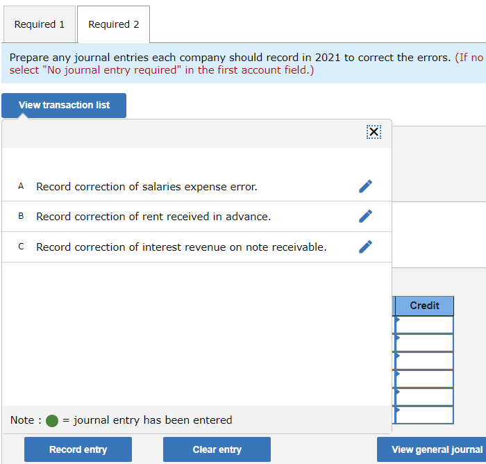 Solved Below are three independent and unrelated errors. a. | Chegg.com