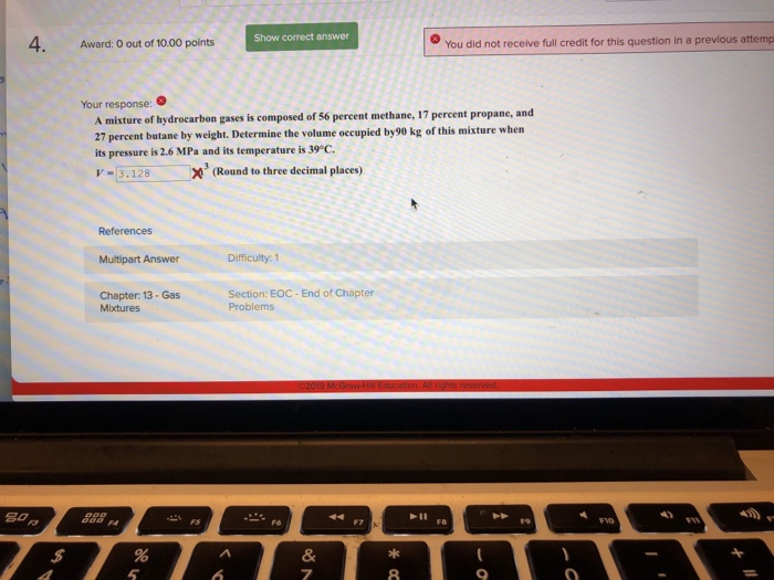 Solved Show correct answer Award: 0 out of 10.00 points You | Chegg.com