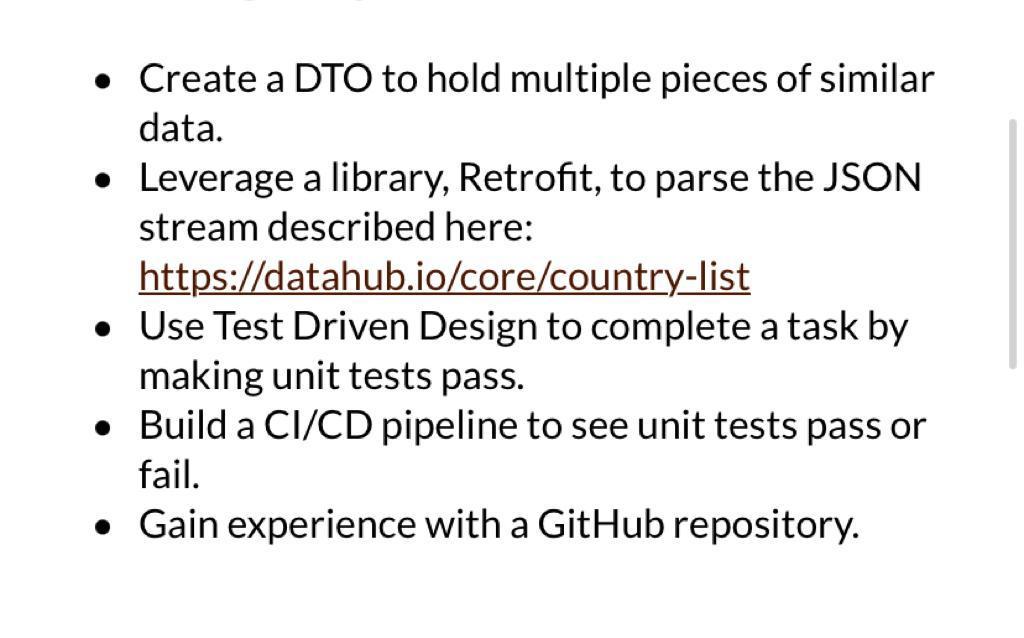 - Create a DTO to hold multiple pieces of similar | Chegg.com