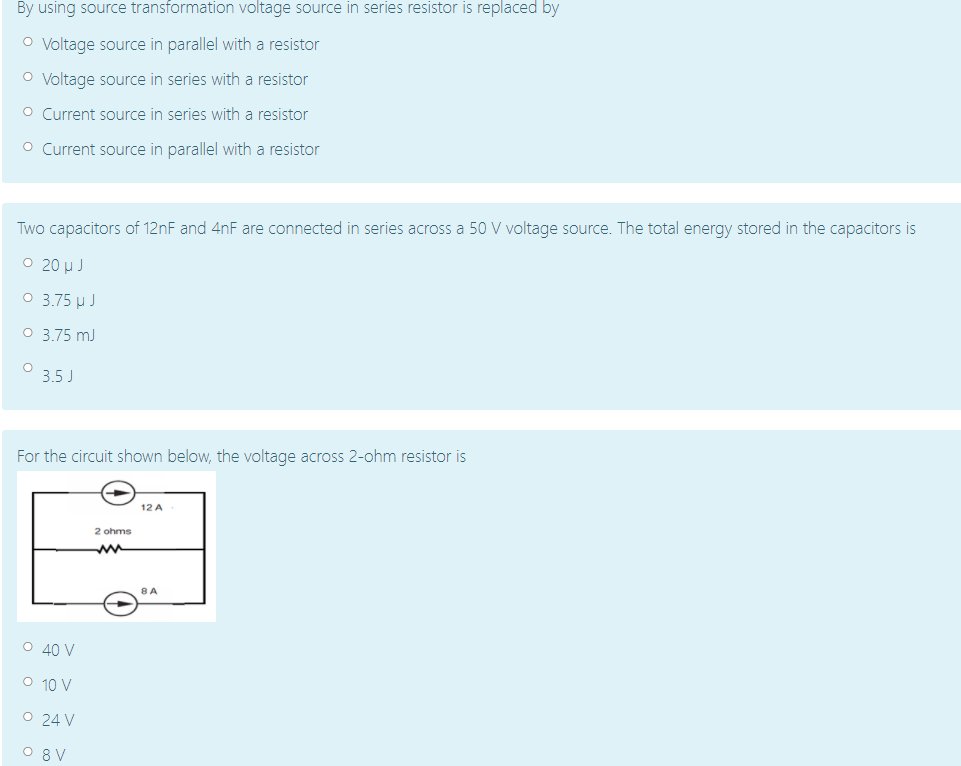 Solved By using source transformation voltage source in | Chegg.com