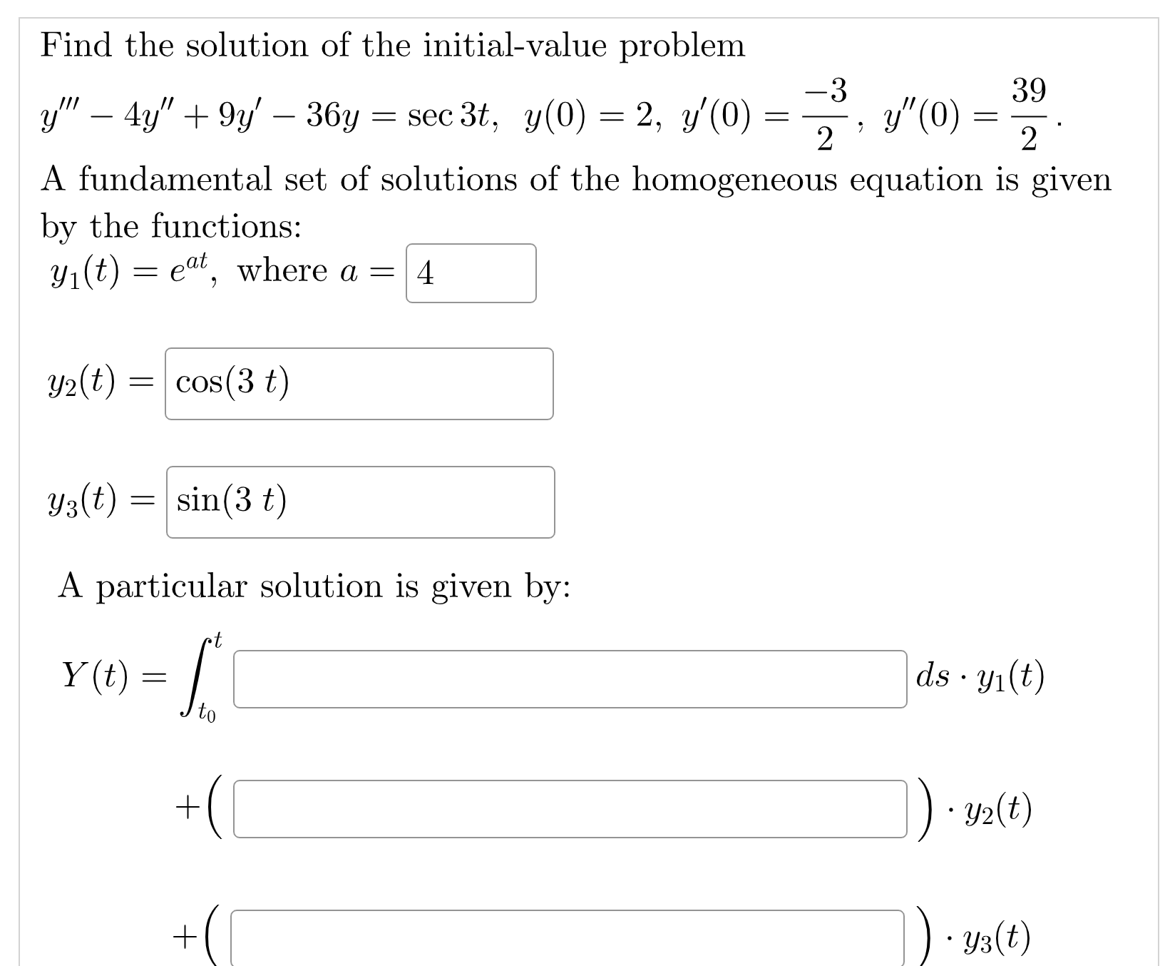 Solved Find the solution of the initial-value problem | Chegg.com