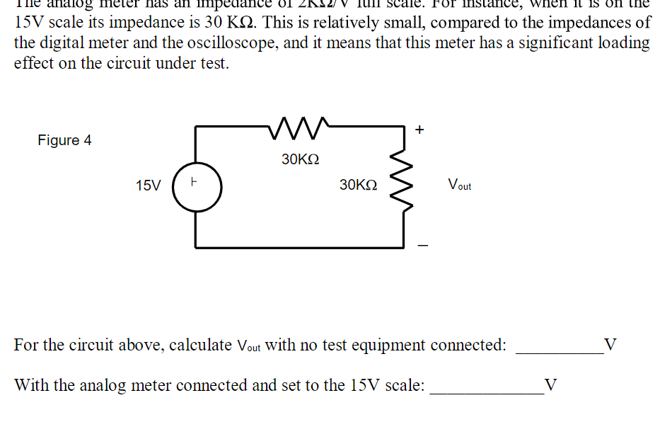 Solved Calculate the output voltage, Vout, for the three | Chegg.com