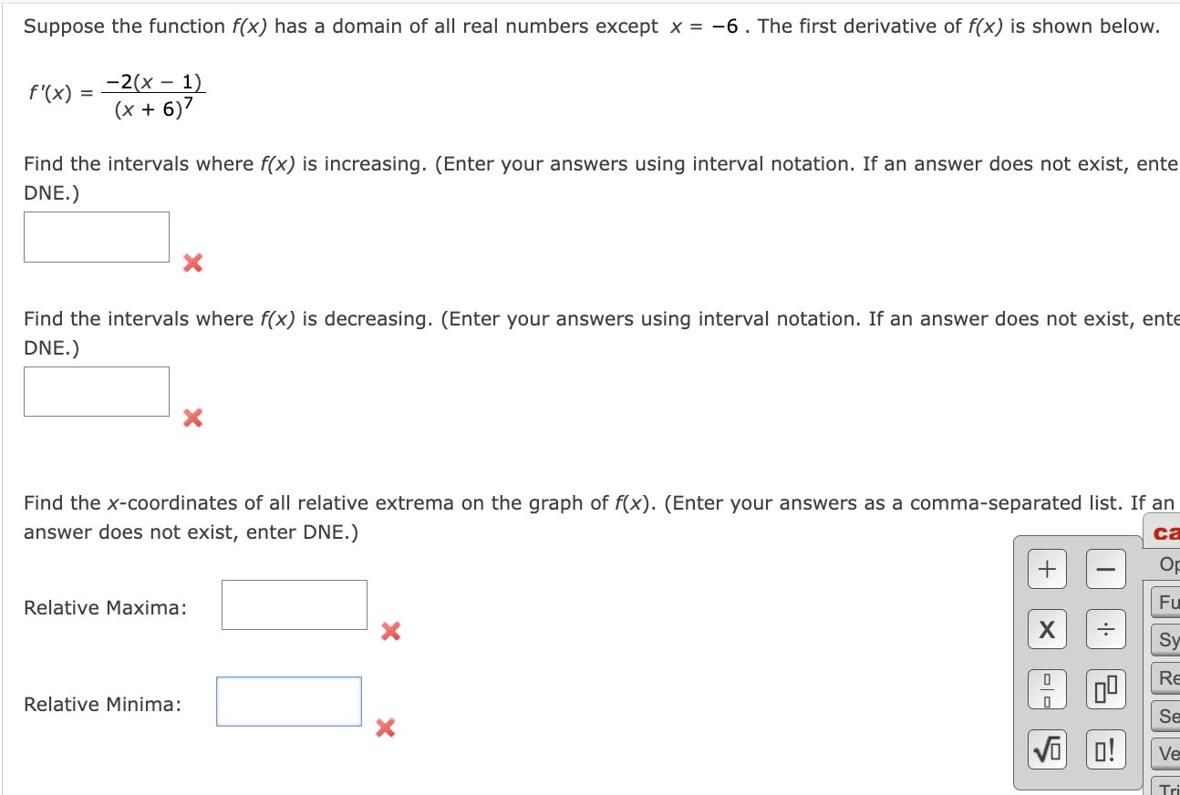 Solved Suppose the function f(x) has a domain of all real | Chegg.com