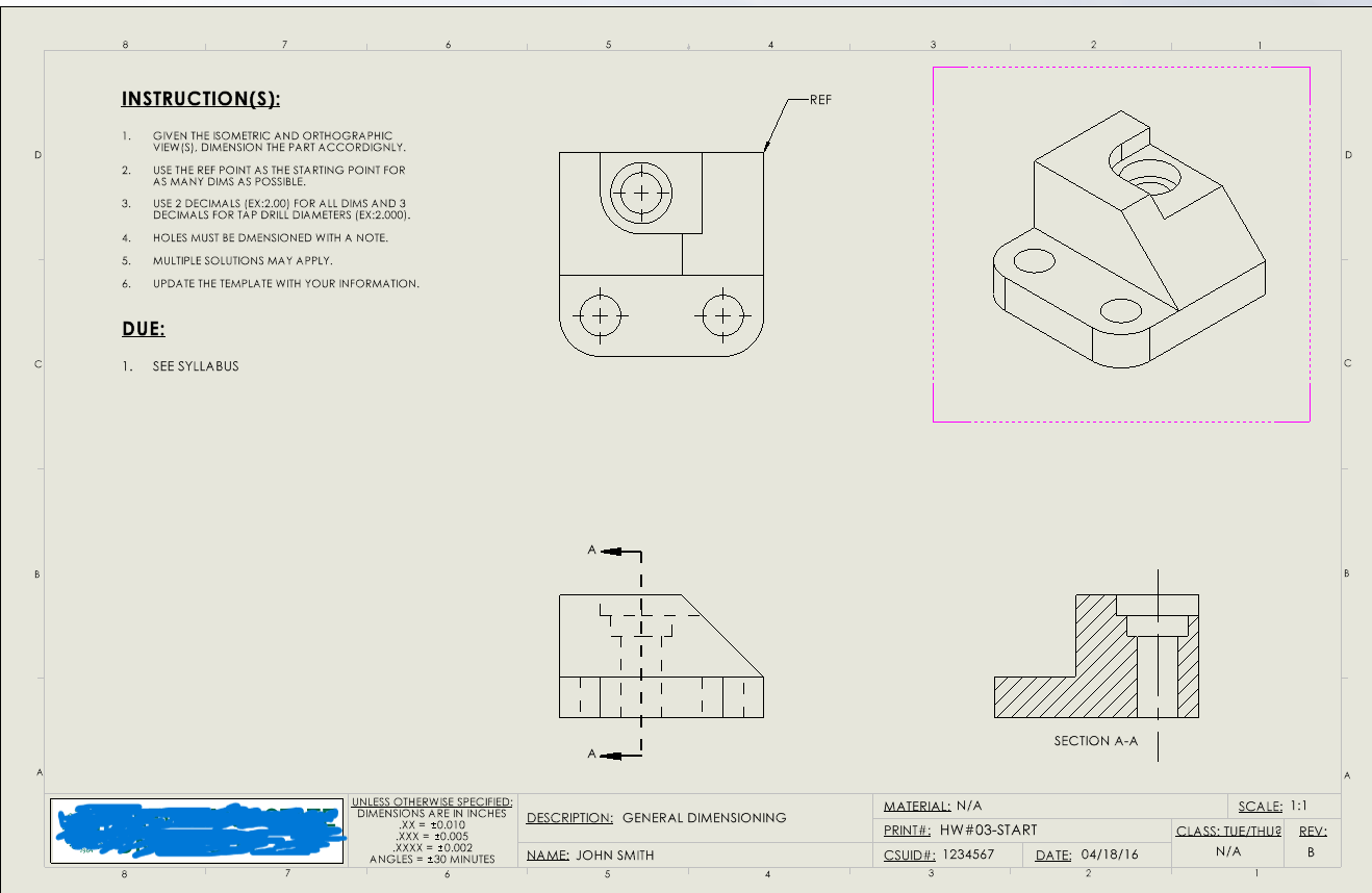 Solved INSTRUCTION(S): 1. GIVEN THE ISOMETRIC AND | Chegg.com