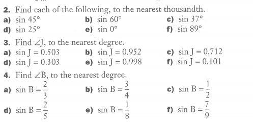 Solved 2. Find each of the following, to the nearest | Chegg.com