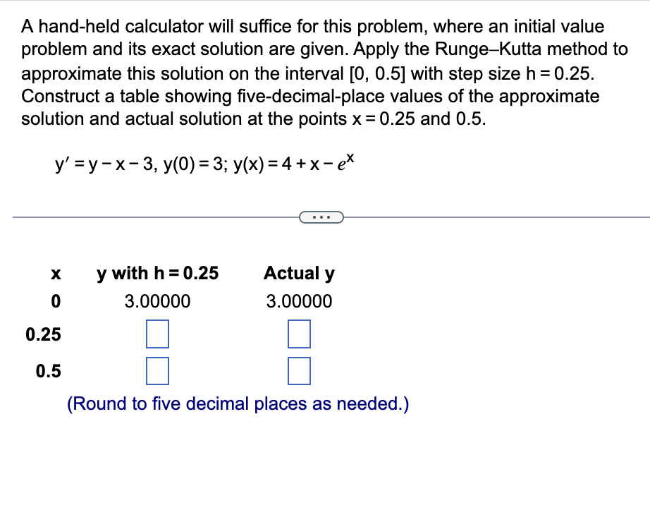 Solved A hand-held calculator will suffice for this problem, | Chegg.com