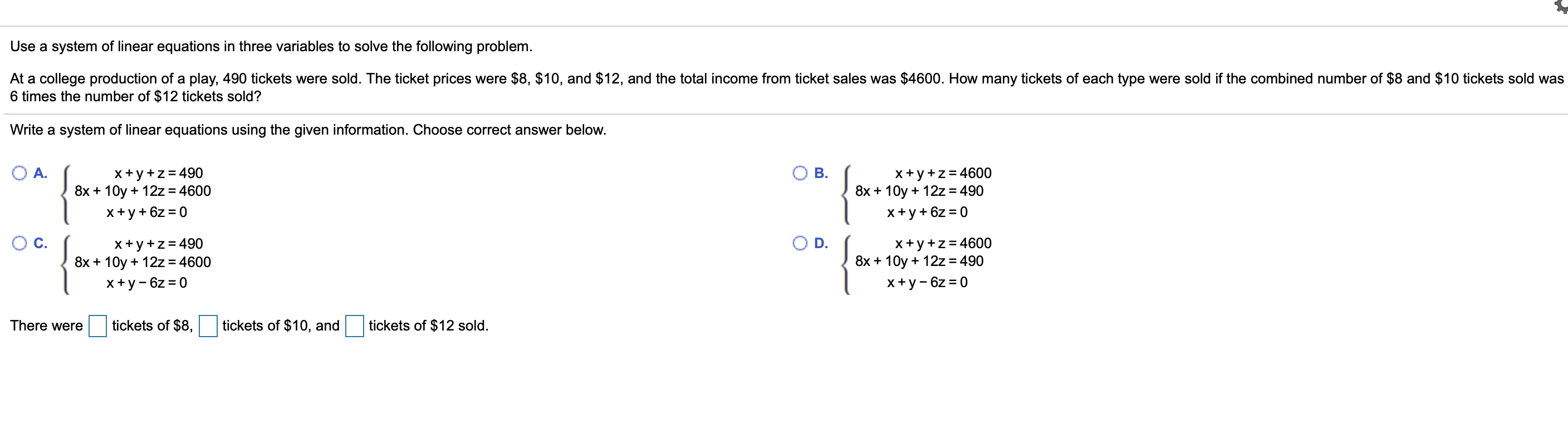 Solved Use A System Of Linear Equations In Three Variables Chegg solved-use-a-system-of-linear-equations-in-three-variables-chegg