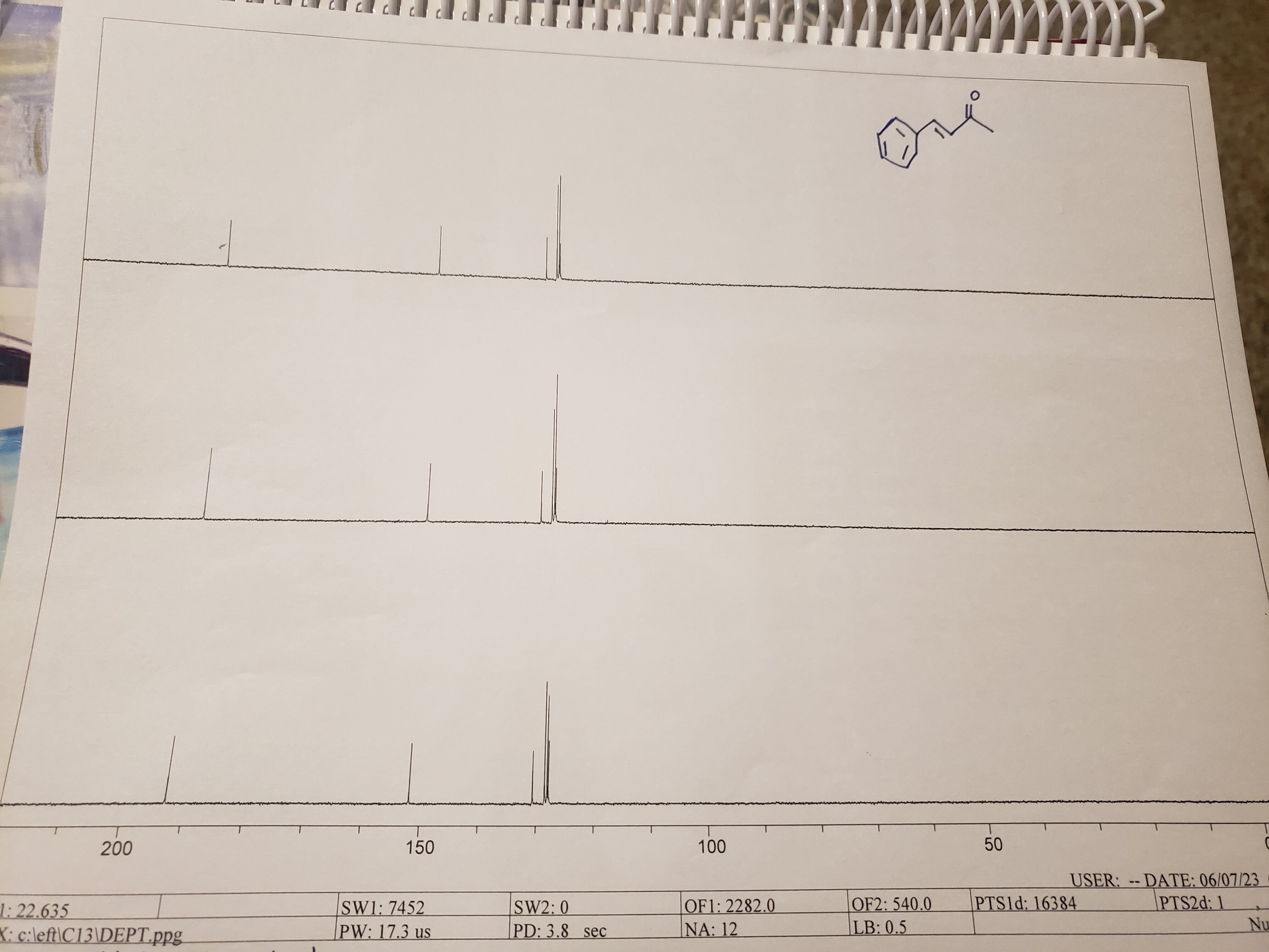 Solved Can someone please analyze the C13 DEPT of | Chegg.com