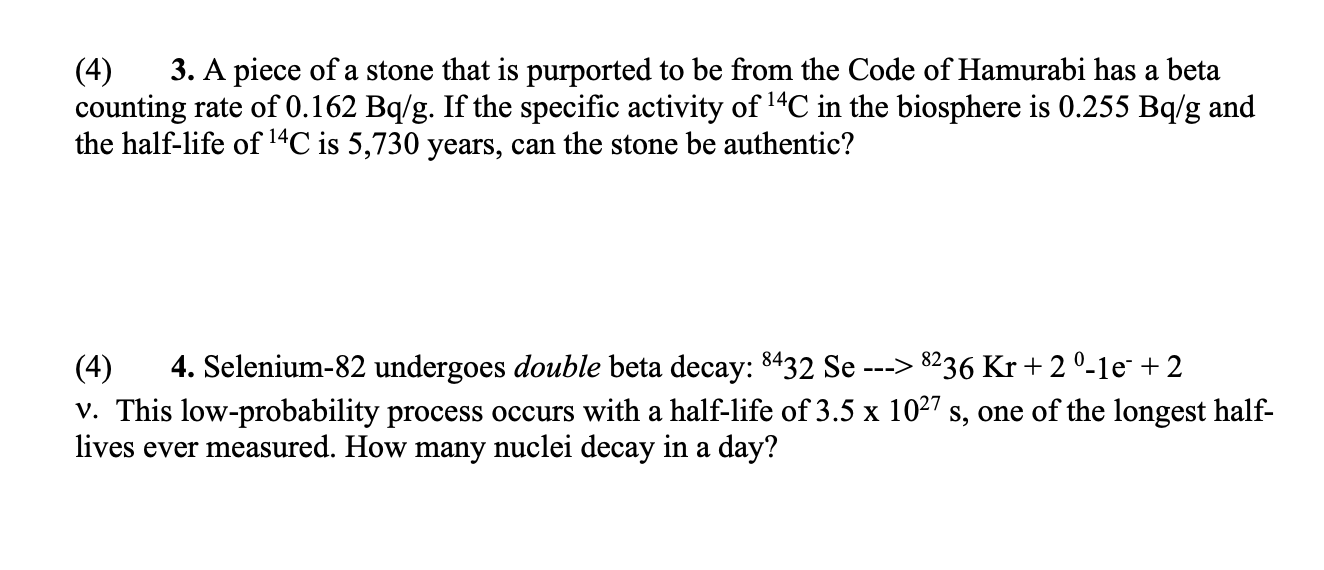 Solved Can you provide the whole work along with equations | Chegg.com
