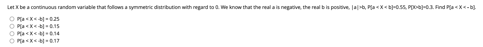 Solved Please choose one of the answers shown above. | Chegg.com