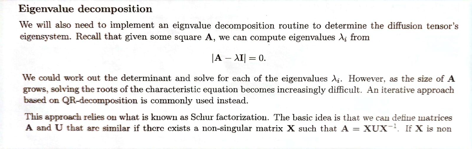 Solved Write the eigen(A, MAX_ITER = 100) Function and test | Chegg.com