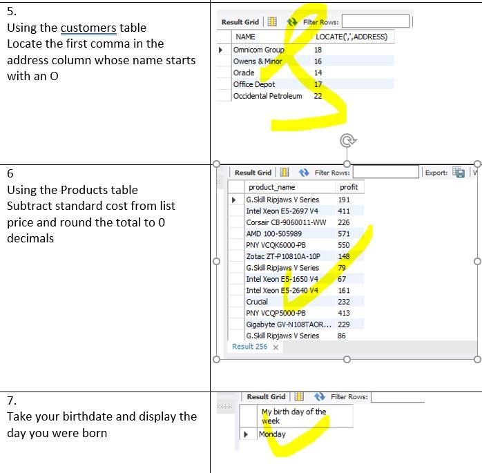 Solved Language: MySQL (Workbench edition) Need help with | Chegg.com