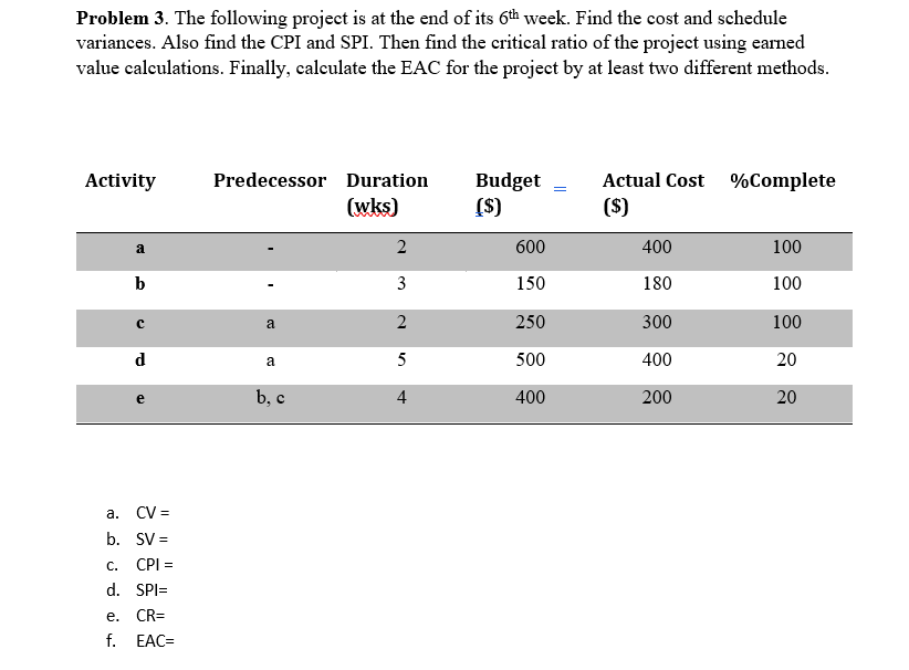 Solved Be sure to show all calculations, preferably in an | Chegg.com