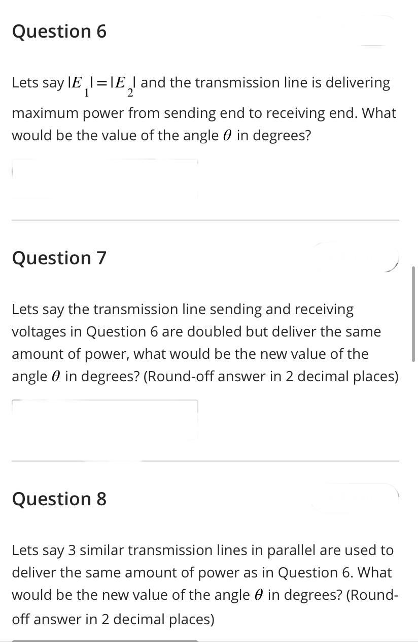 Solved In a transmission line, the power formula between | Chegg.com
