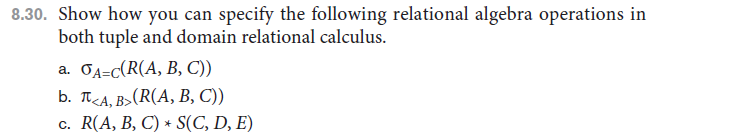 Solved 10) Solve problem 8.30 (or, 6.16−6th edition) part | Chegg.com