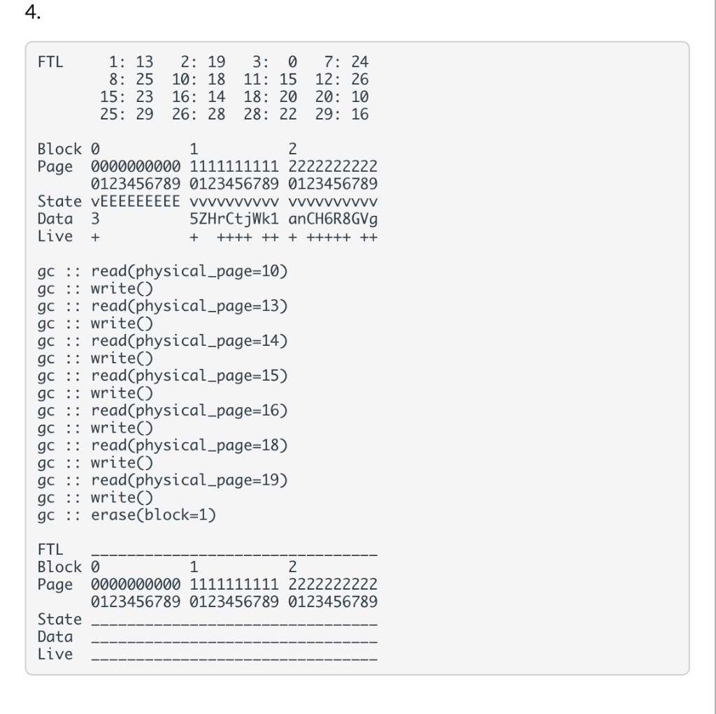 We use Simulator ssd.py to study how log-structured | Chegg.com