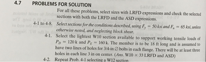 Solved 4.7 PROBLEMS FOR SOLUTION For all these problems, | Chegg.com