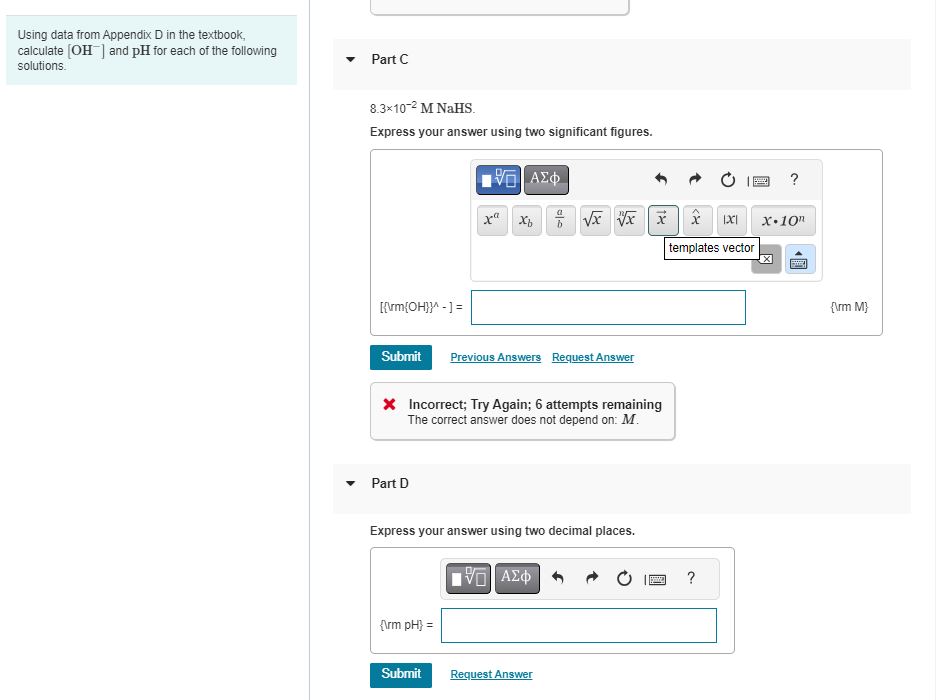 Solved Using data from Appendix D ﻿in the textbook,calculate | Chegg.com