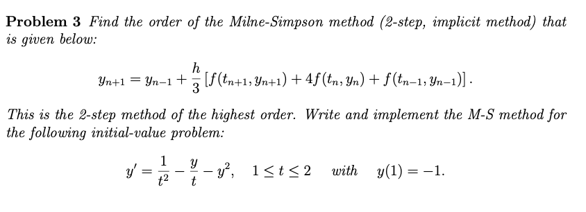 Solved Do Not Implement Matlab Code Do Not Use Predictor 6199