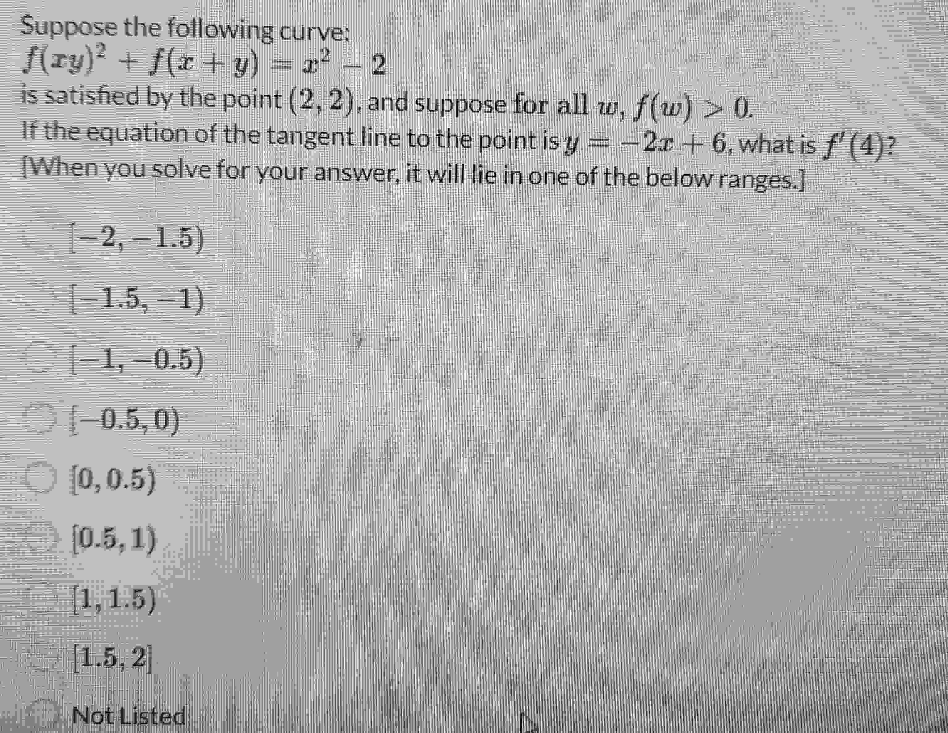 Solved Suppose the following curve:f(xy)2+f(x+y)=x2-2is | Chegg.com