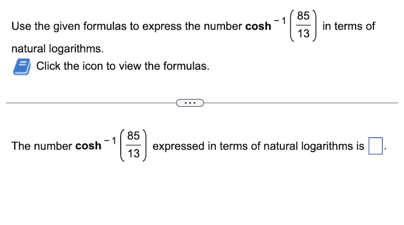 Solved Use the given formulas to express the number | Chegg.com
