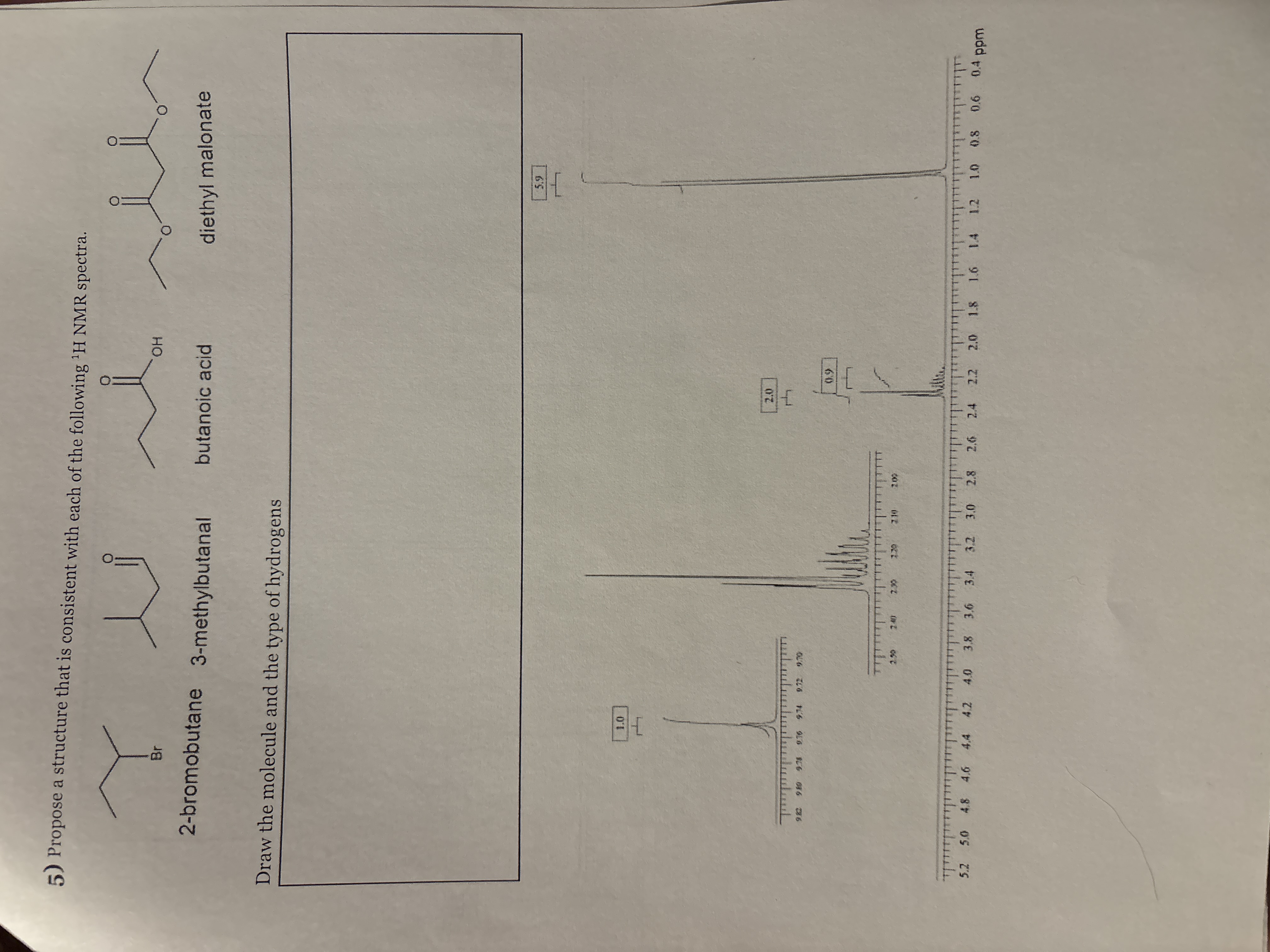 Solved Propose a structure that is consistent with each of | Chegg.com