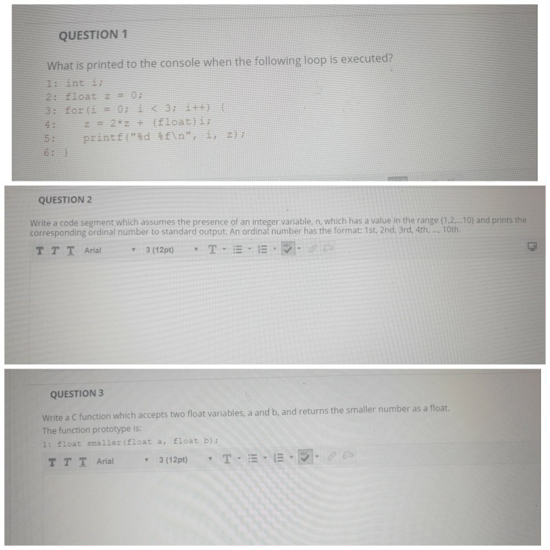 Solved QUESTION 1 What is printed to the console when the | Chegg.com