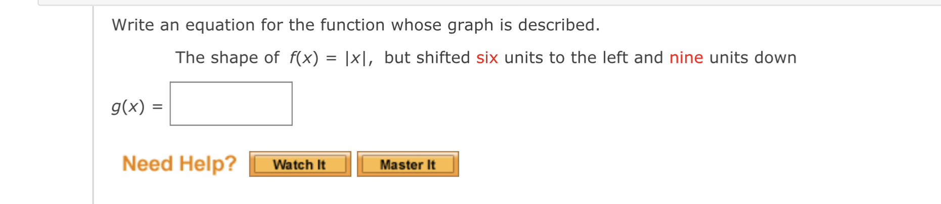 Solved Write an equation for the function whose graph is | Chegg.com