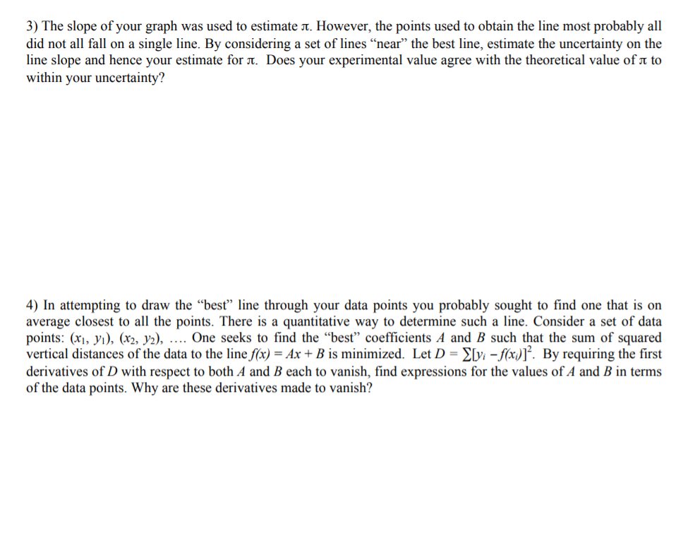 Determination of ar by graphical methods 1) Take at | Chegg.com
