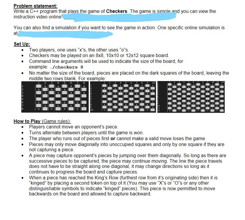 Solved Problem statement: Write a C++ program that plays the | Chegg.com