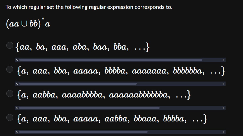 Solved To which regular set the following regular expression | Chegg.com