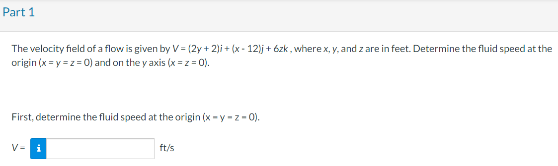Solved The velocity field of a flow is given by | Chegg.com