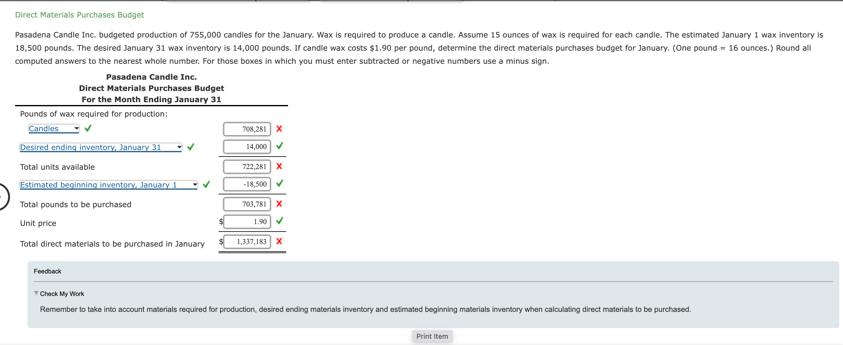 Solved computed answers to the nearest whole number. For | Chegg.com