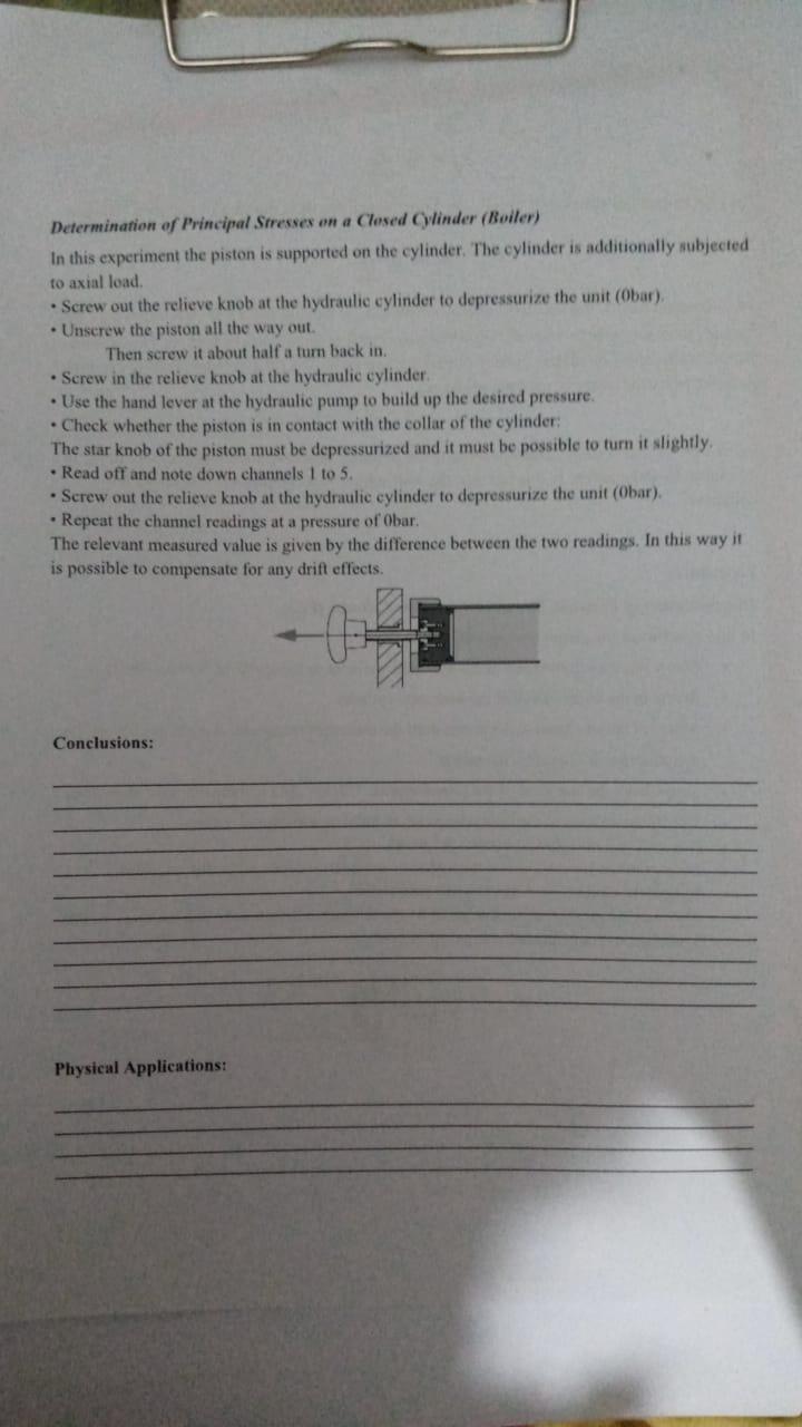 Solved Experiment # 10 Objective: • Determination of | Chegg.com
