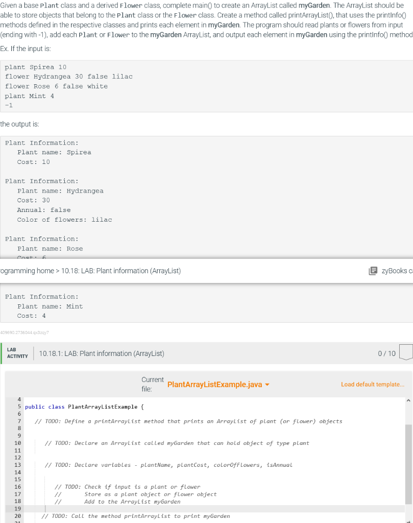 Solved Given a base Plant class and a derived Flower class, | Chegg.com