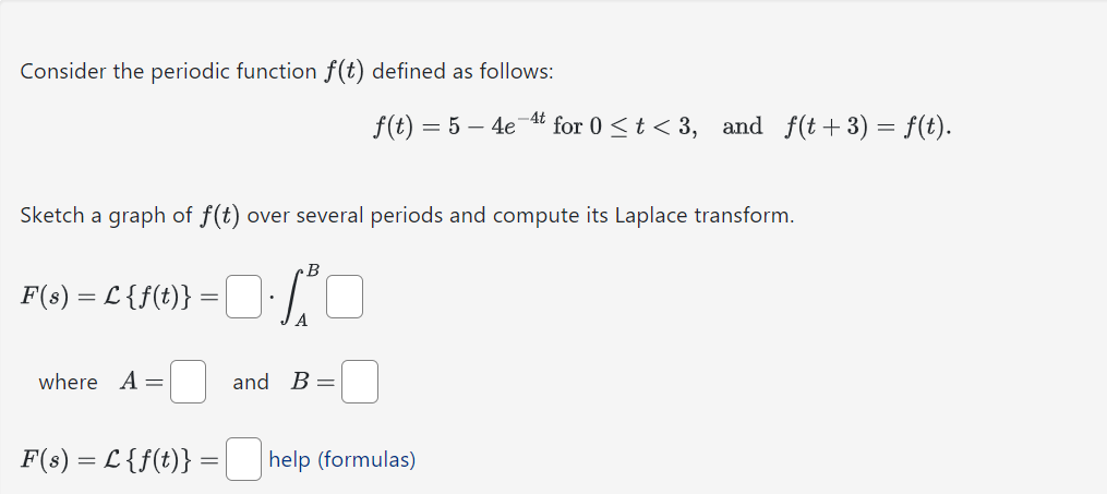 Solved Consider the periodic function f(t) ﻿defined as | Chegg.com