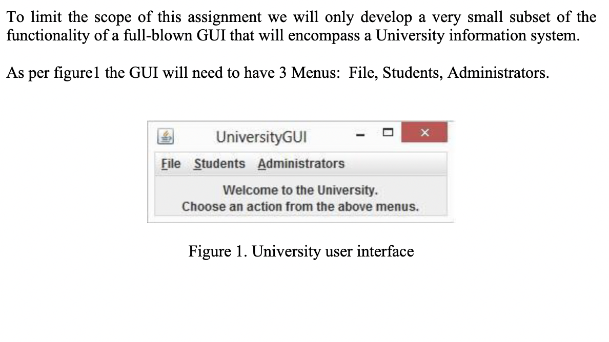 Solved I really need help developing a GUI in Java for this | Chegg.com