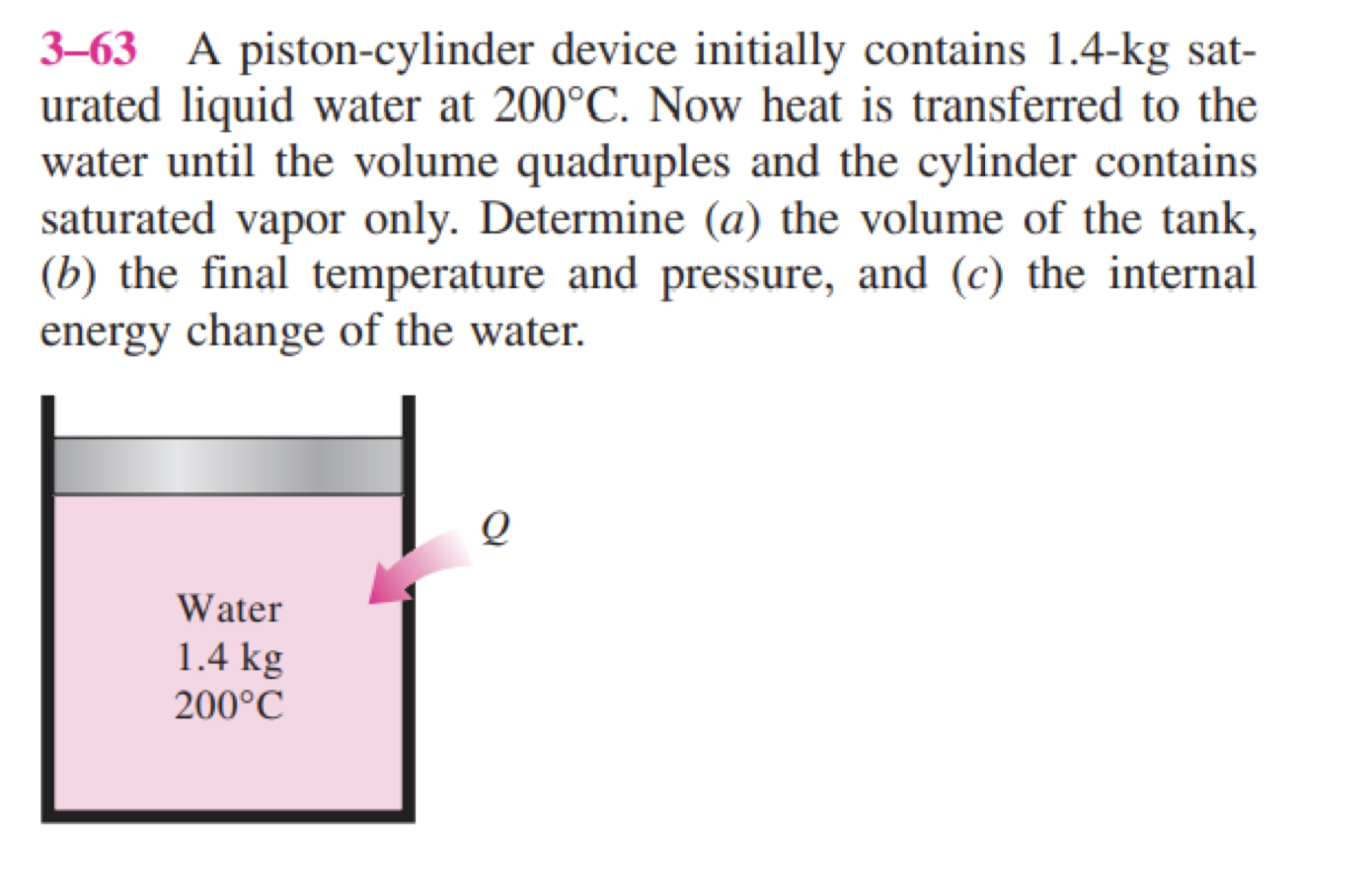 Solved 3-63 A piston-cylinder device initially contains | Chegg.com