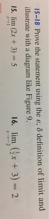 Solved Prove the statement using the epsilon, delta | Chegg.com