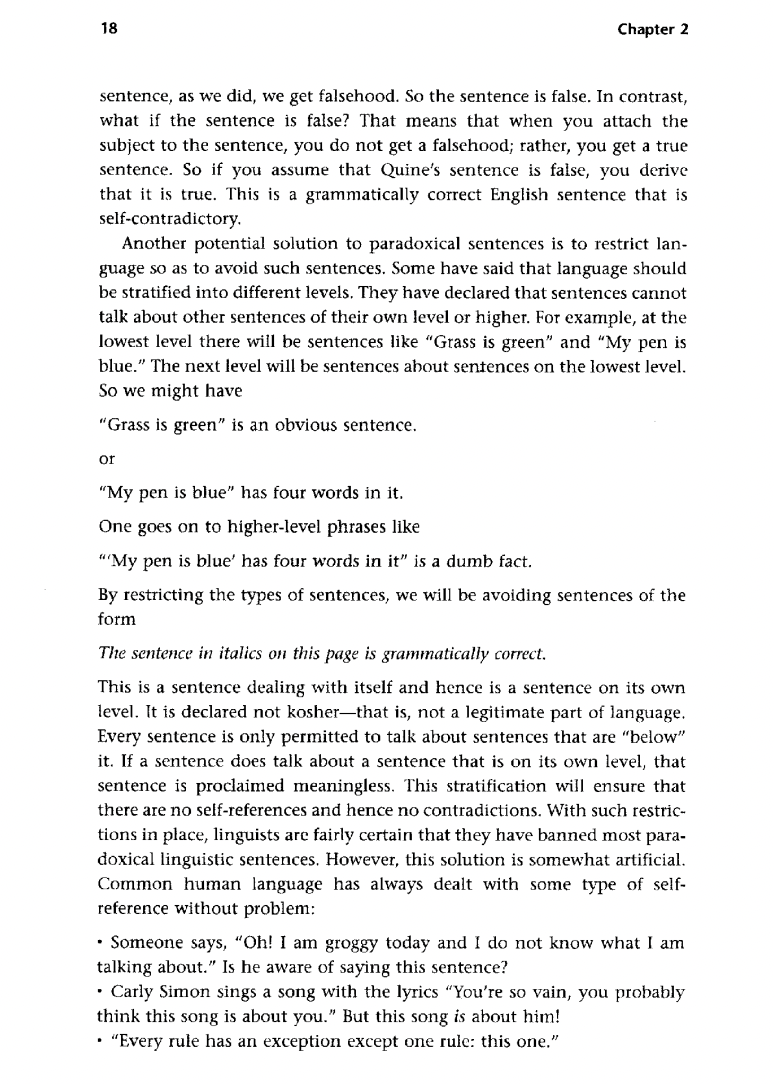 In the Liar Paradox on P. 16 there is this | Chegg.com