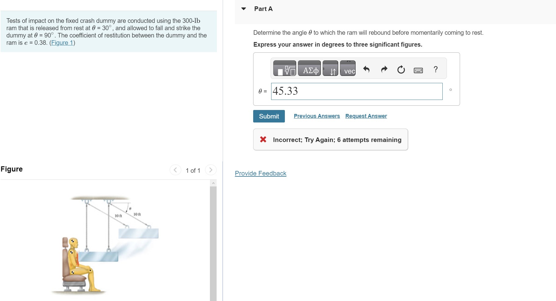 Solved Tests of impact on the fixed crash dummy are | Chegg.com