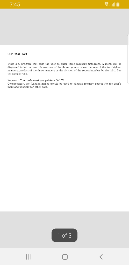 Solved MY code is not working I was trying to display the | Chegg.com