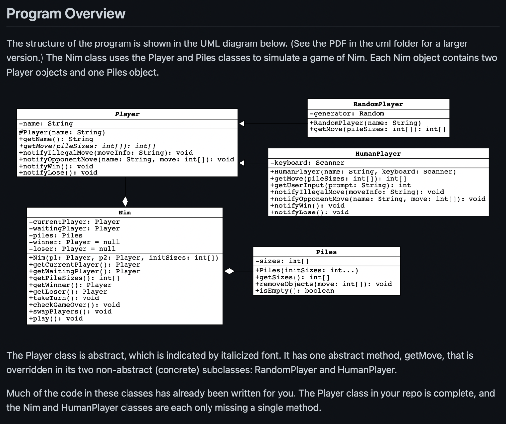 Solved Nim is an ancient two-player strategy game that is | Chegg.com