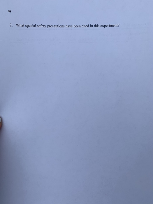 Solved 87 Experiment 8 Gravimetric Analysis Prelaboratory | Chegg.com