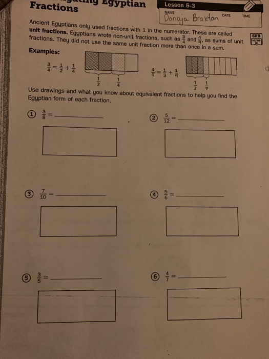 Egyptian Fractions