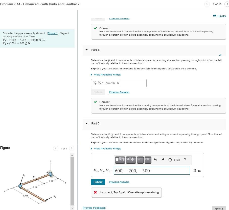 Solved Consider the pipe assembly shown in (Figure 1). | Chegg.com
