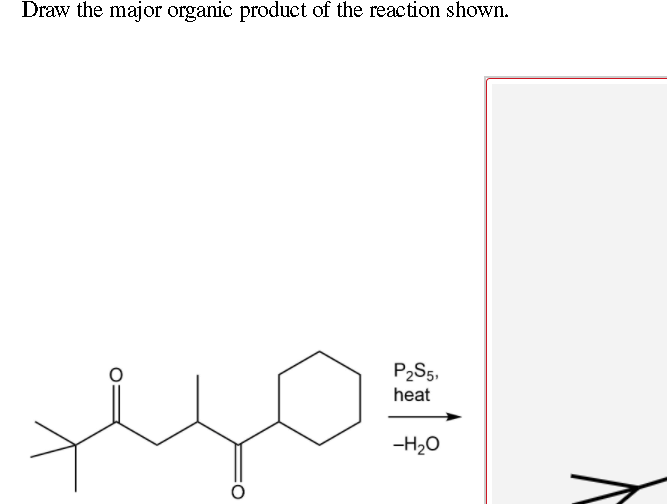 Solved Draw the major organic product of the reaction shown. | Chegg.com